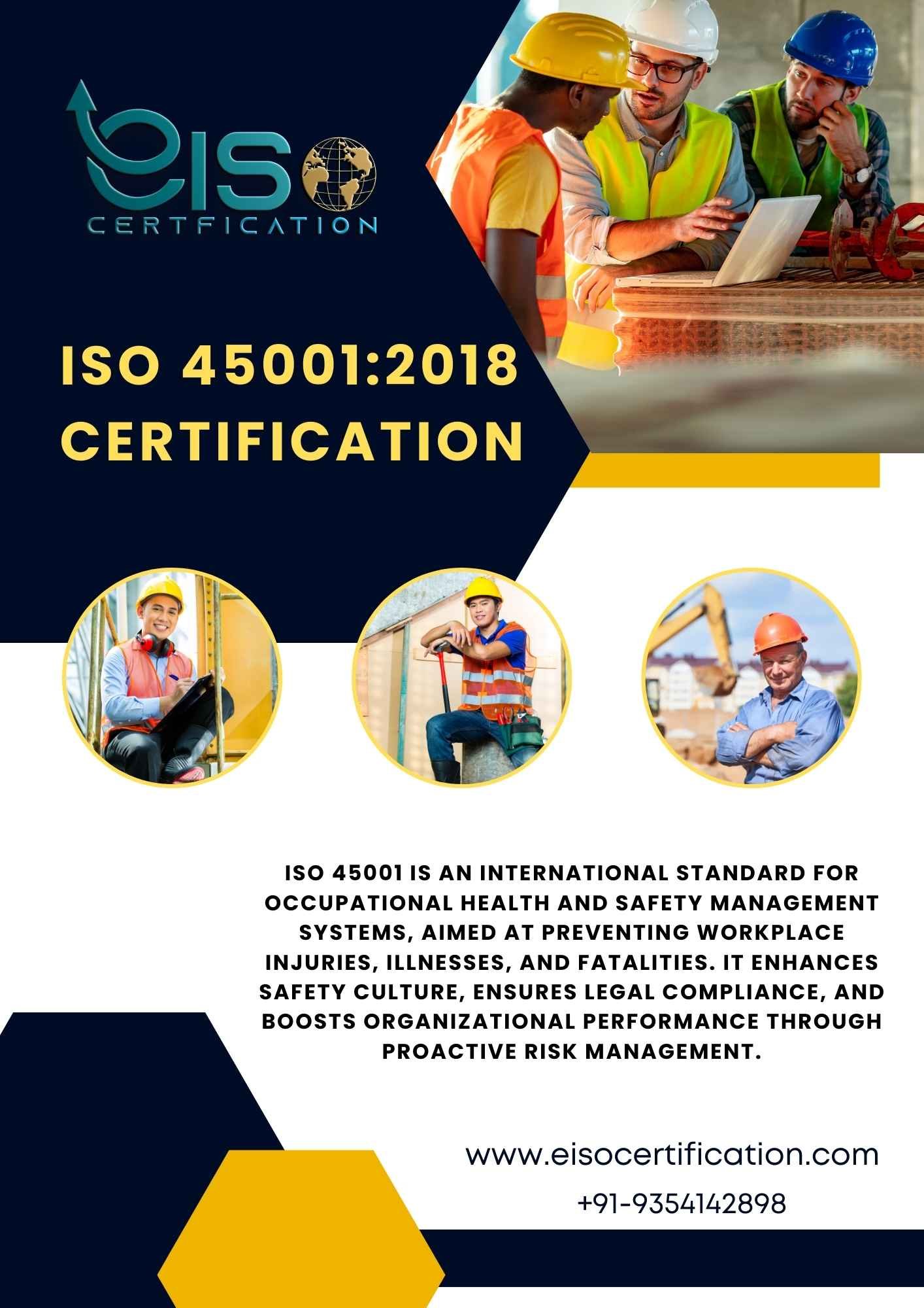 ISO 45001 CERTIFICATION IN telangana | ONLINE ISO 45001